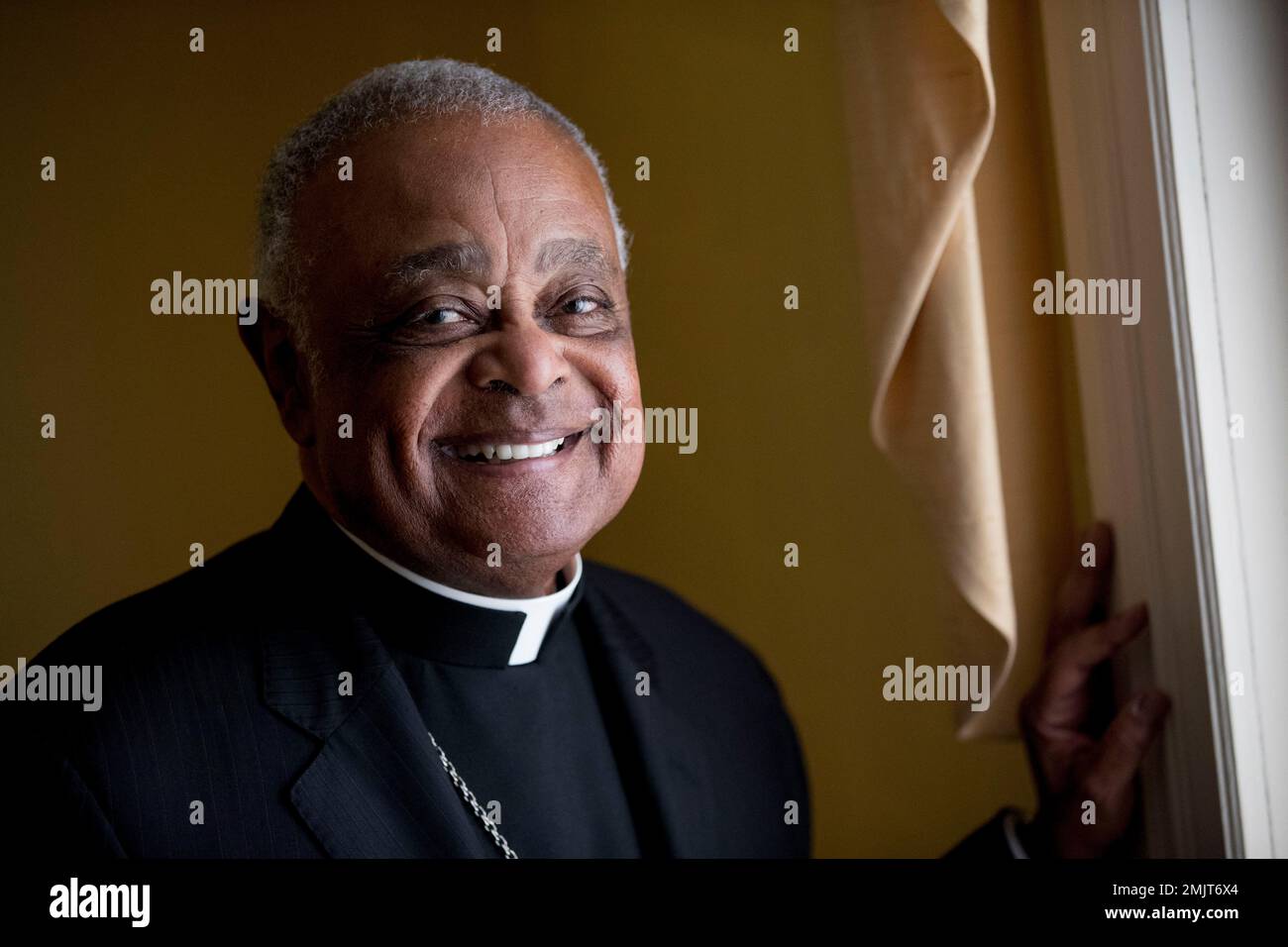Archbishop of Washington Wilton Gregory poses for a portrait following ...