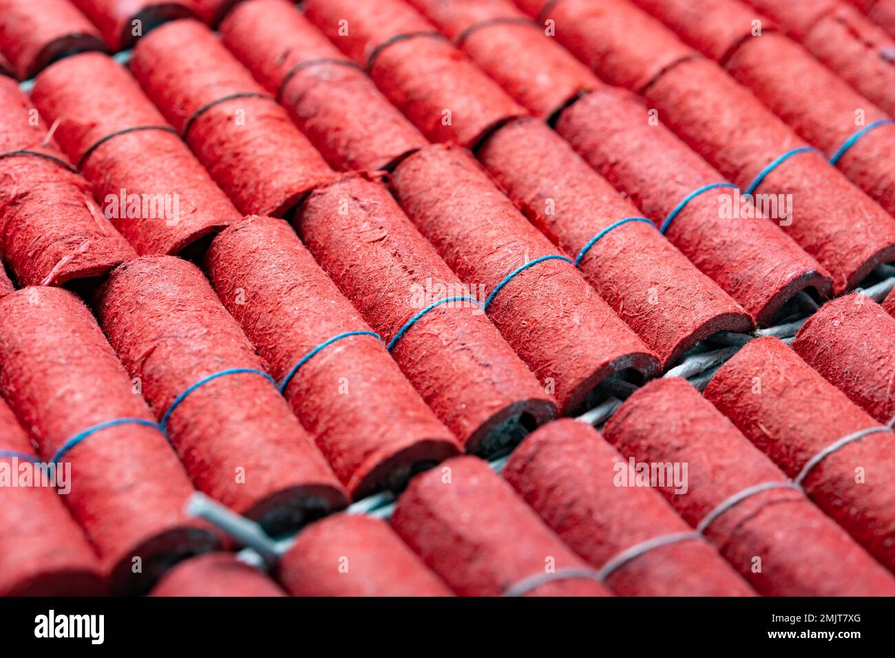 angle view firecrackers close up Stock Photo - Alamy