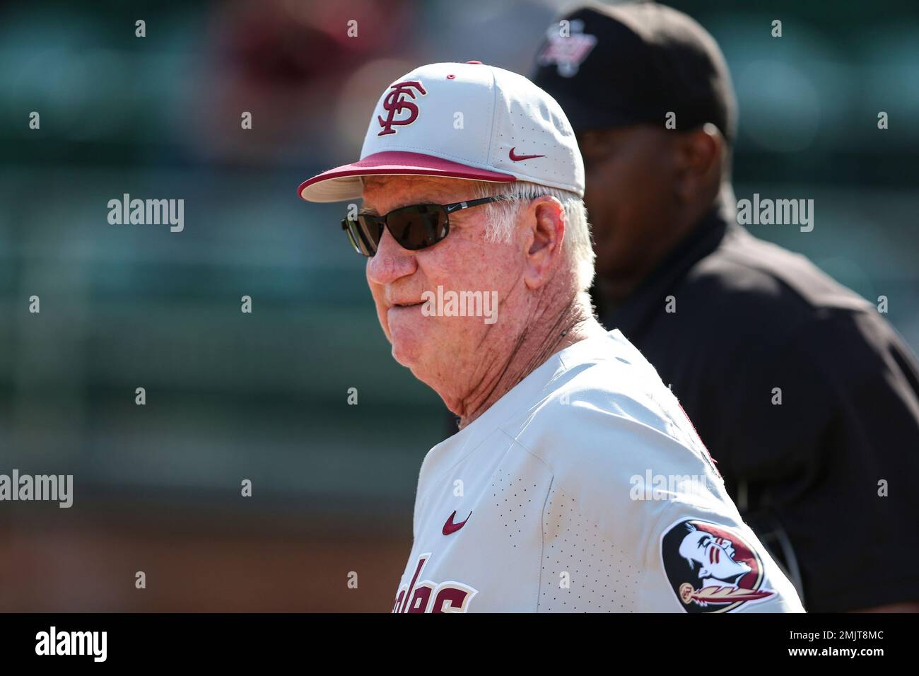 FILE - This May 8, 2019, file photo shows Florida State head coach Mike ...