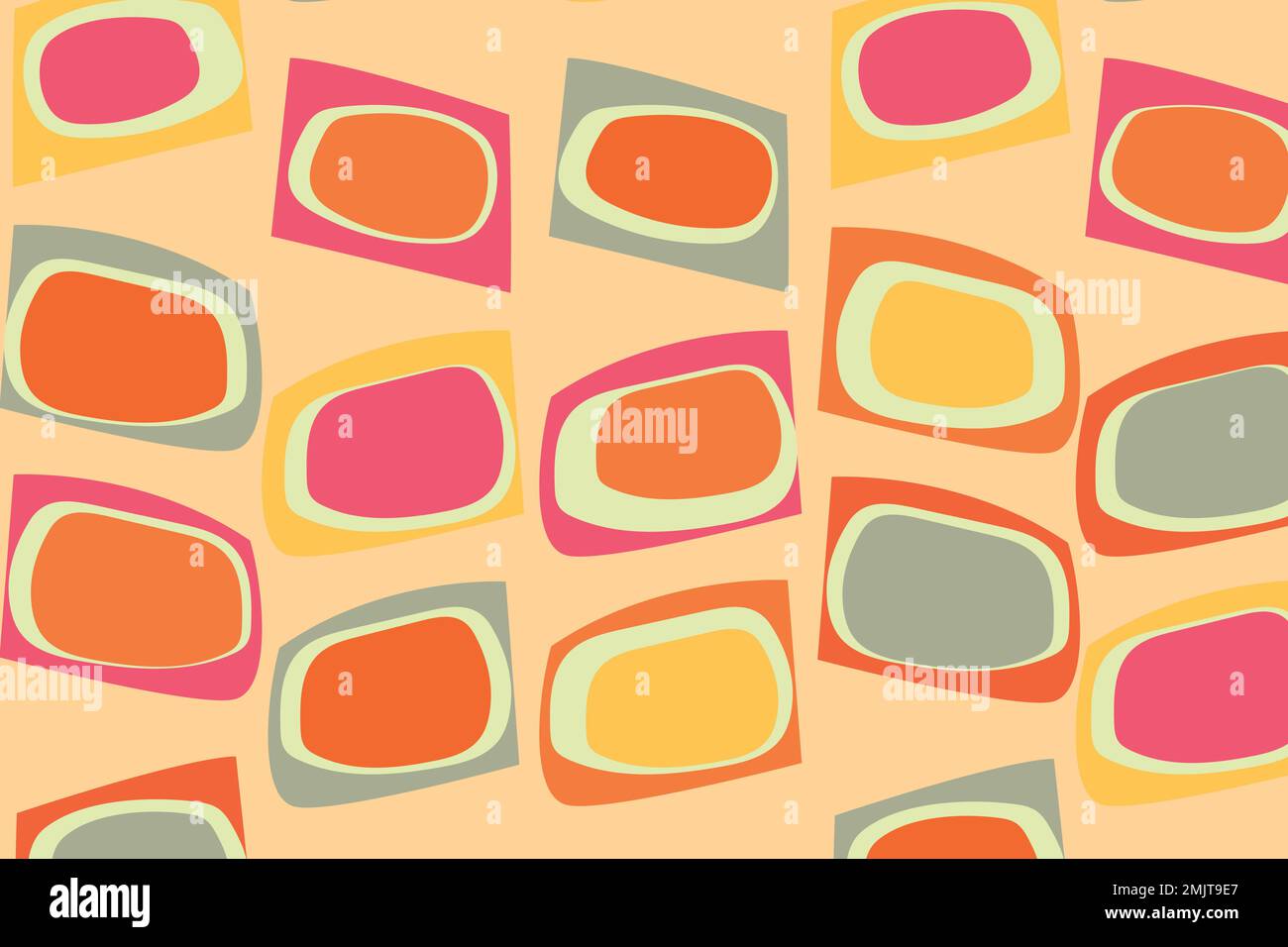 Retro colorful background, abstract 60s design vector Stock Vector ...