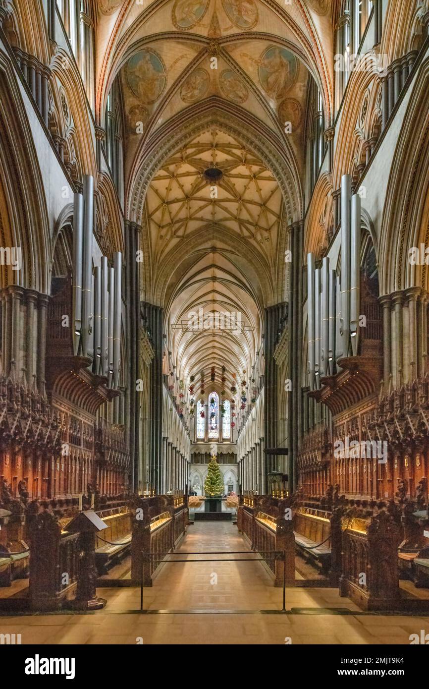 Internal Views of Salisbury Cathedral Stock Photo - Alamy