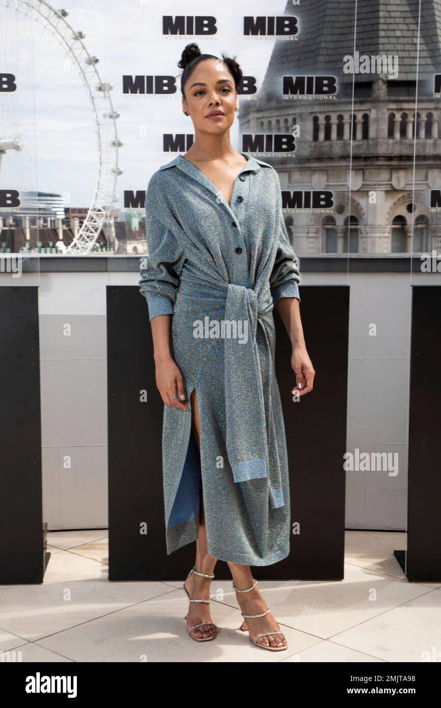 Actress Tessa Thompson poses for photographers during a photo call for ...