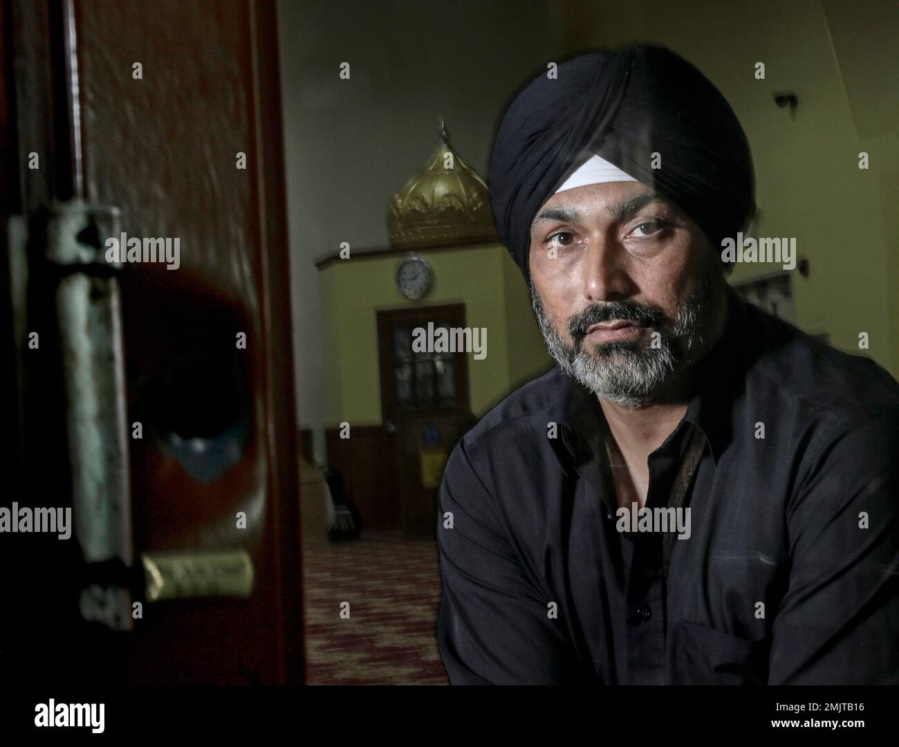 In this Saturday, June 1, 2019 photo, Pardeep Singh Kaleka poses for a ...