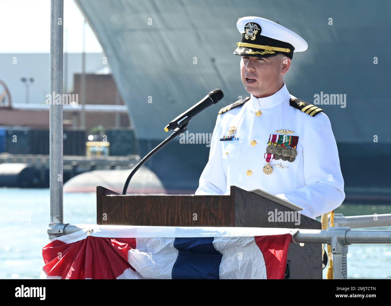 220901-N-JO245-1191 NORFOLK, Va. (Sept. 1, 2022) – Cmdr. Sean Flanagan ...