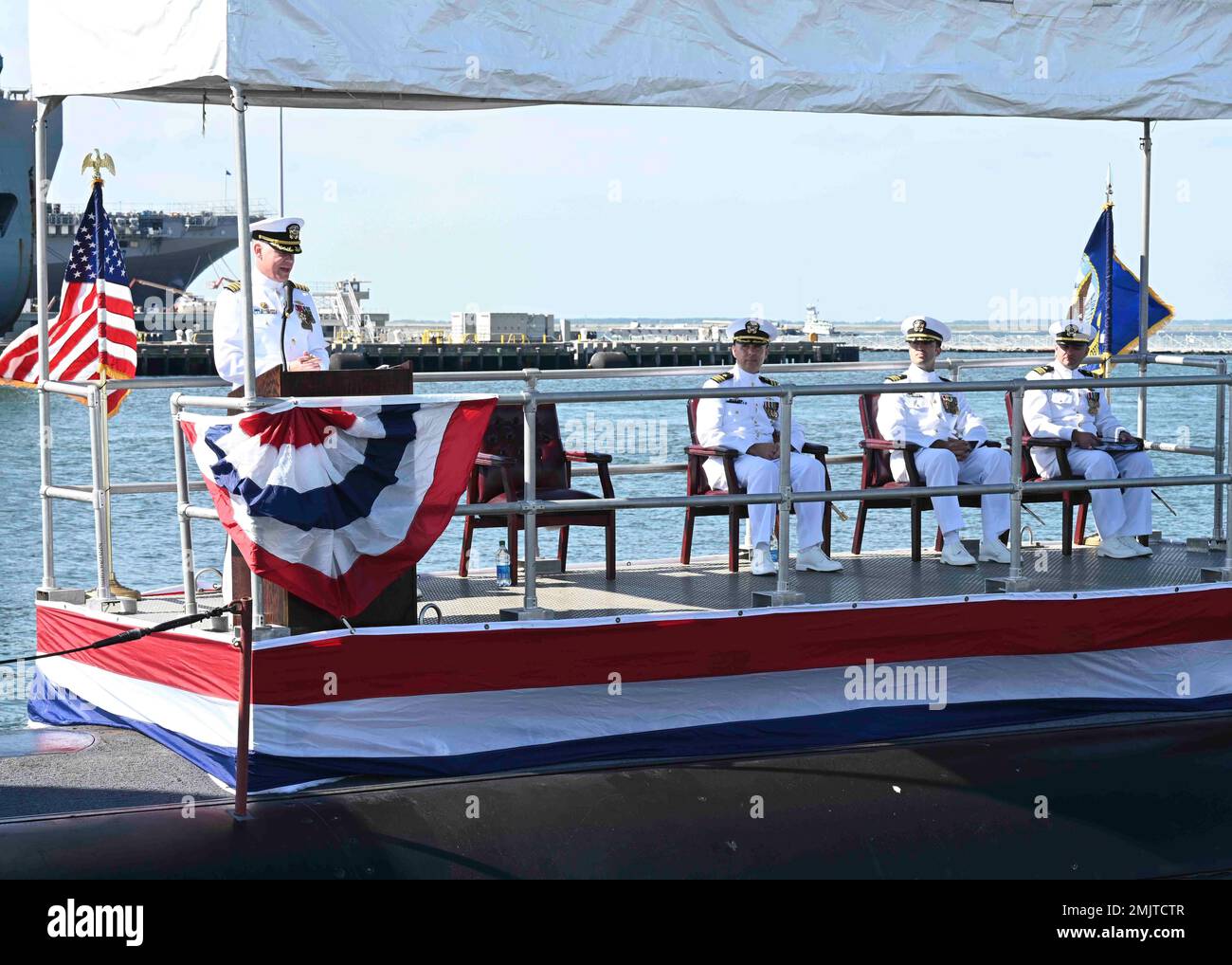 220901-N-JO245-1143 NORFOLK, Va. (Sept. 1, 2022) – Capt. Jason Pittman, commodore, Submarine ...