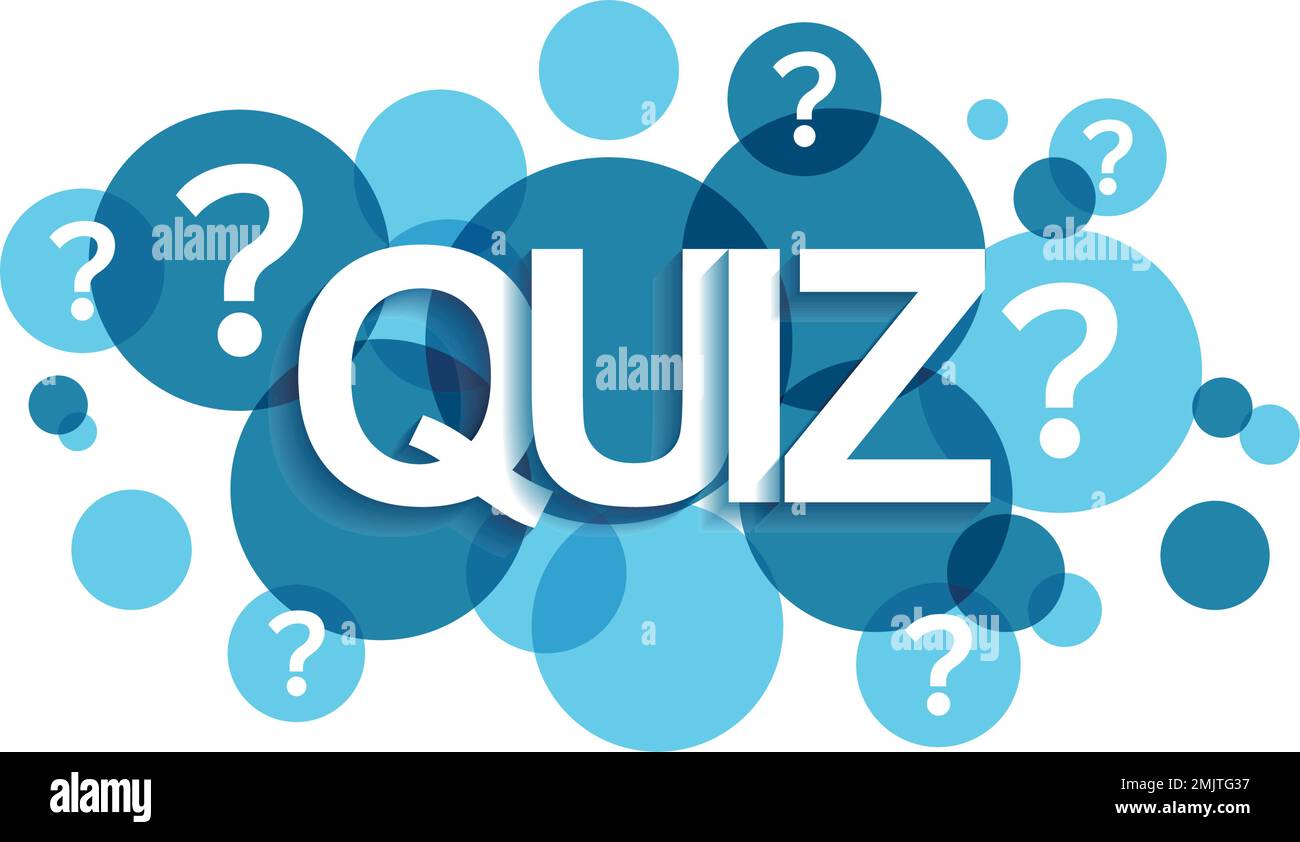 Quiz guess social media icon in flat style. Faq vector illustration on ...