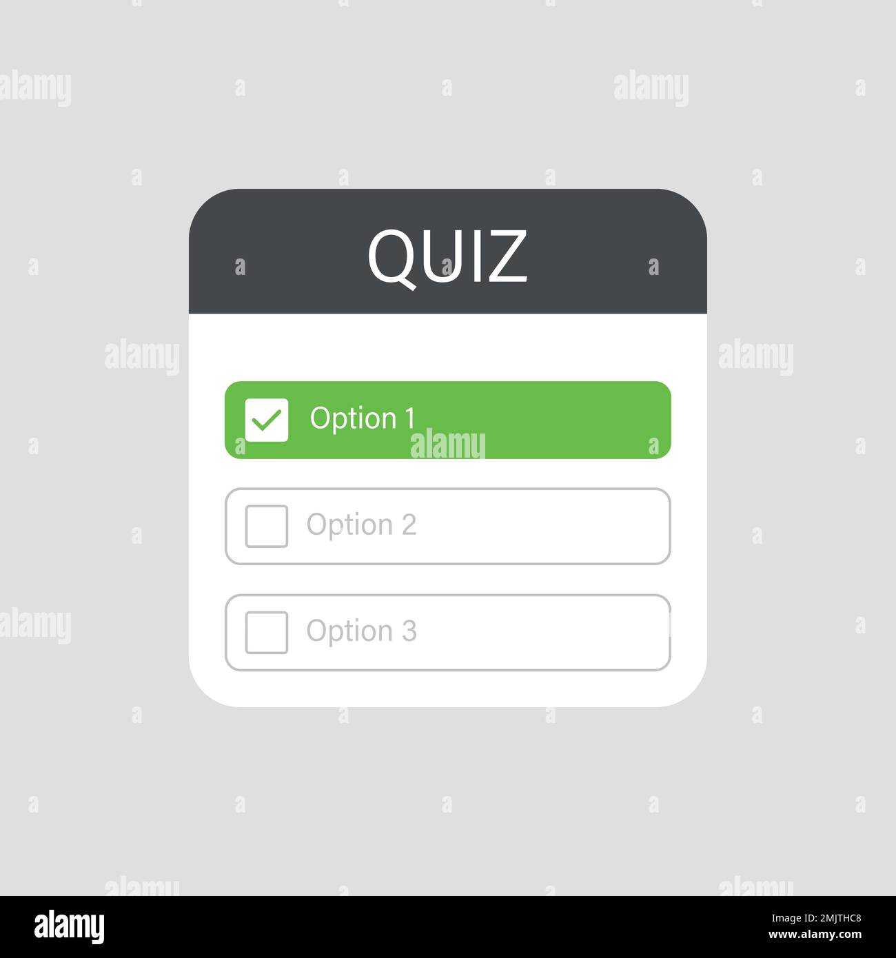 Quiz guess social media sticker icon in flat style. Faq vector ...