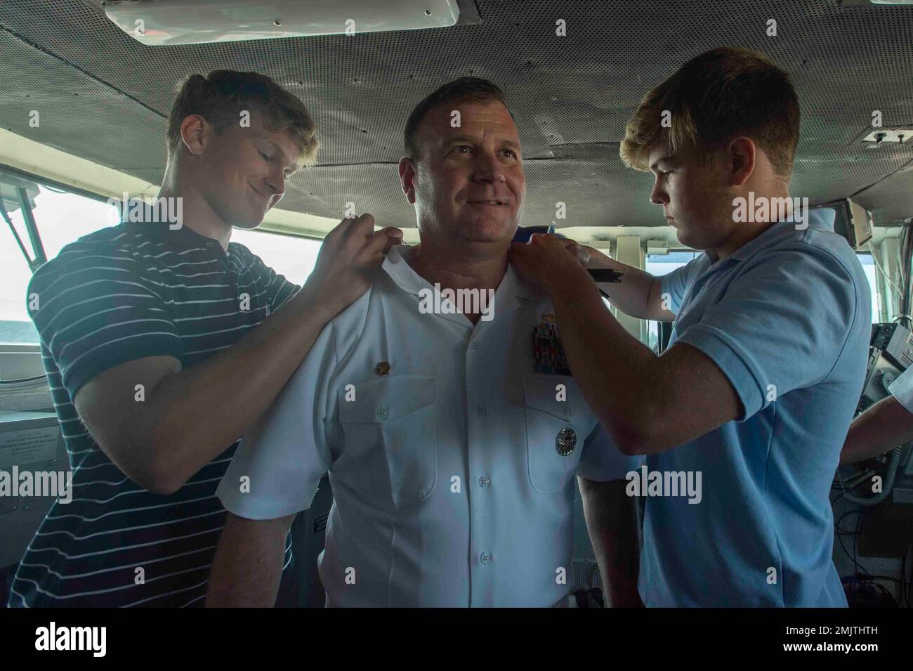 220901-N-EB640-1004 BREMERTON, WA Rear Admiral (Upper Half) Christopher ...