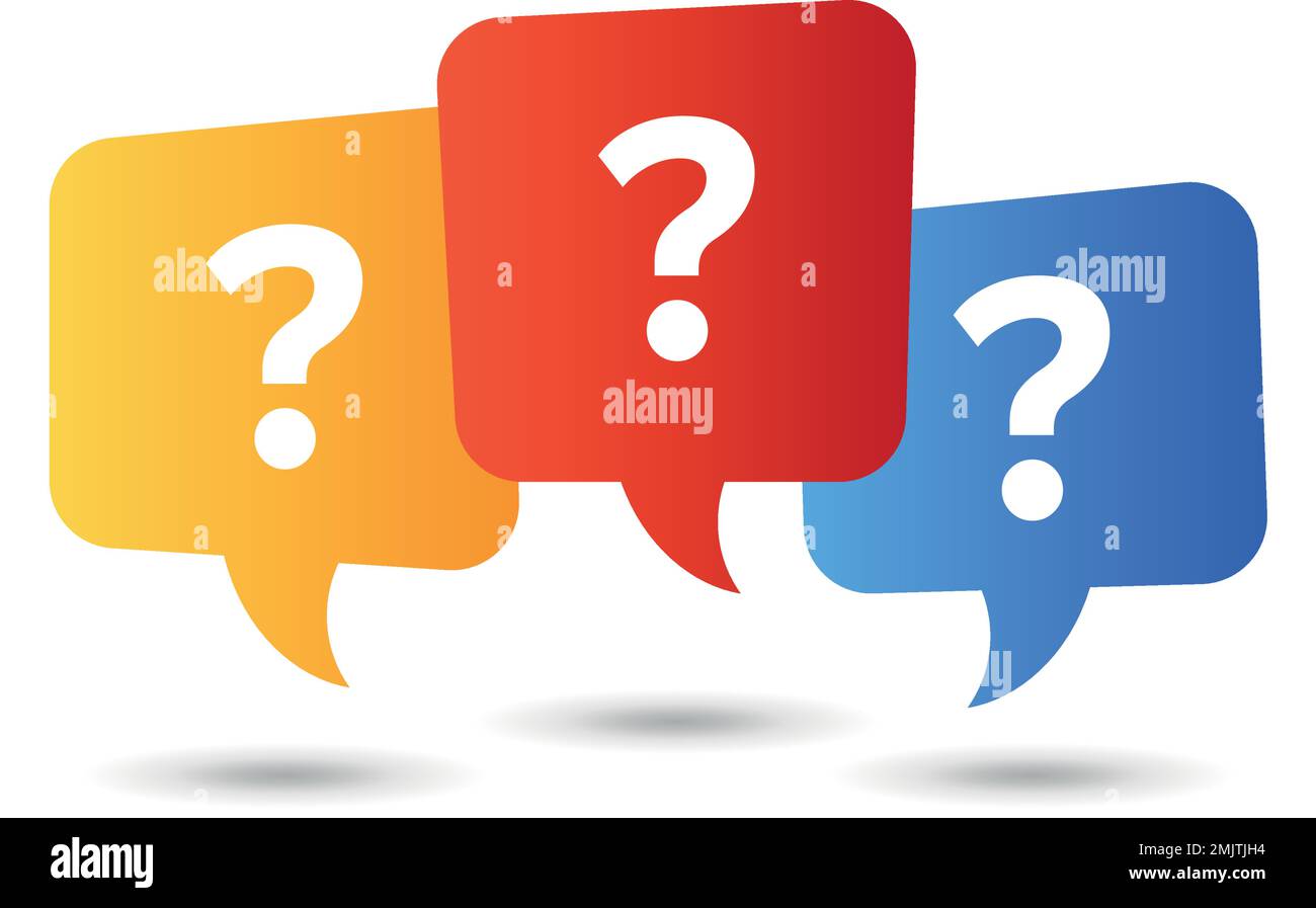 Question mark icon in flat style. Faq vector illustration on isolated ... Question mark icon in flat style. Faq vector illustration on isolated ...