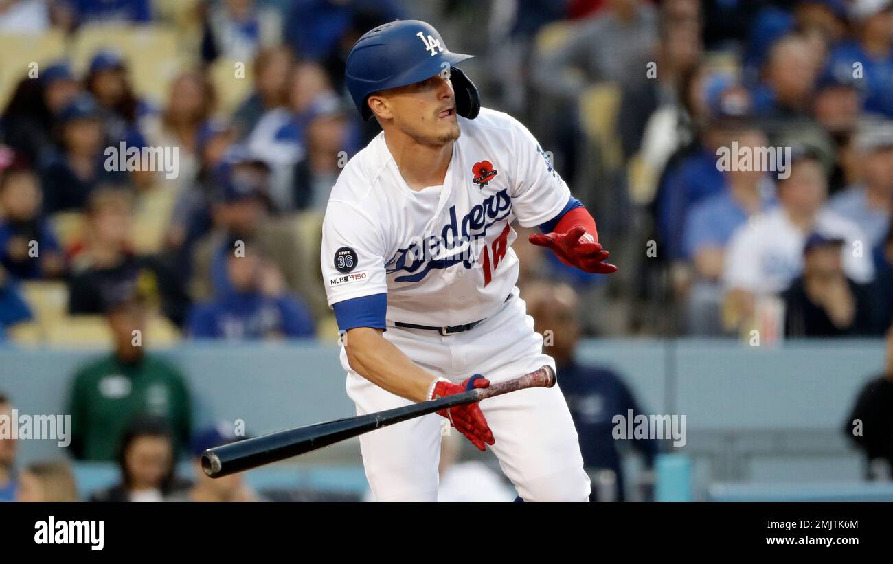 Los Angeles Dodgers' Enrique Hernandez during a baseball game Monday ...