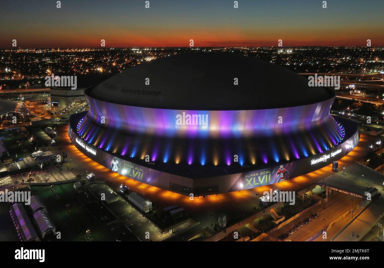 FILE - In this Feb. 1, 2013, file photo, the Superdome, where the NFL ...