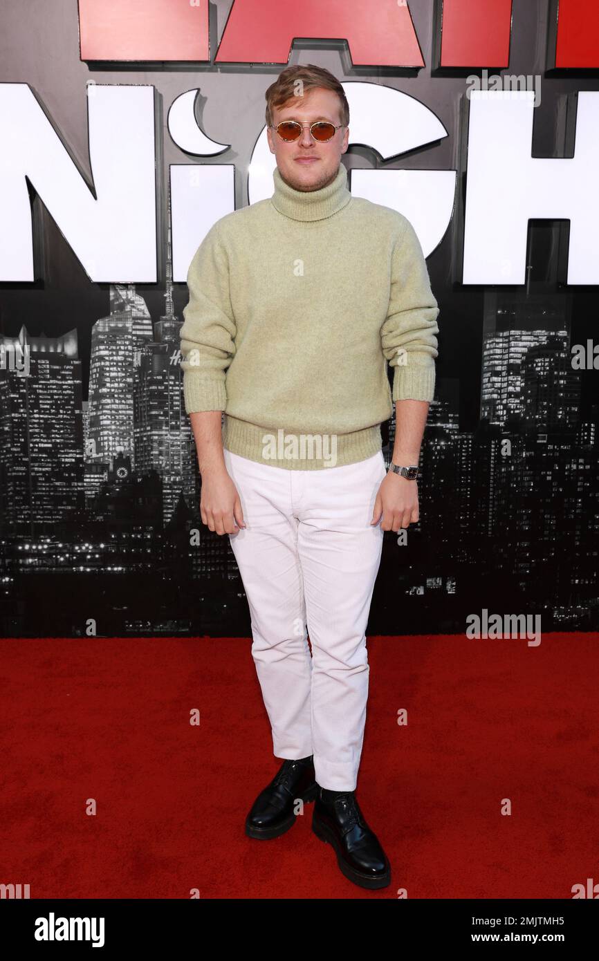 John Early attends the premiere of "Late Night" at the Orpheum Theatre ...