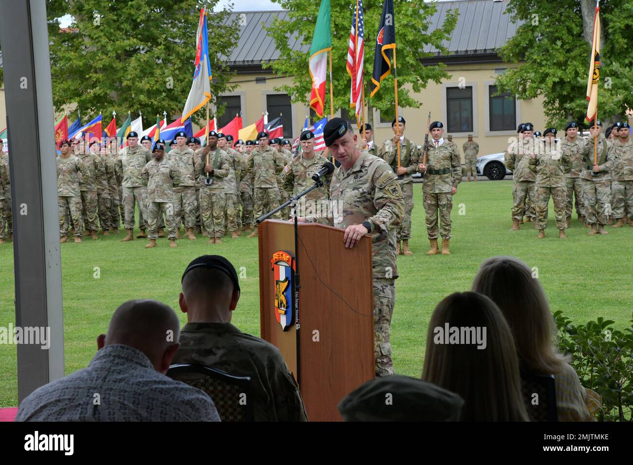 Command Sergeant Major Reese W. Teakell, incoming Command Sgt. Maj ...