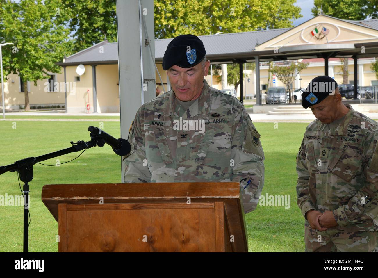 U.S. Army Chaplain Col. James Johns, assigned to the U.S. Army Southern ...