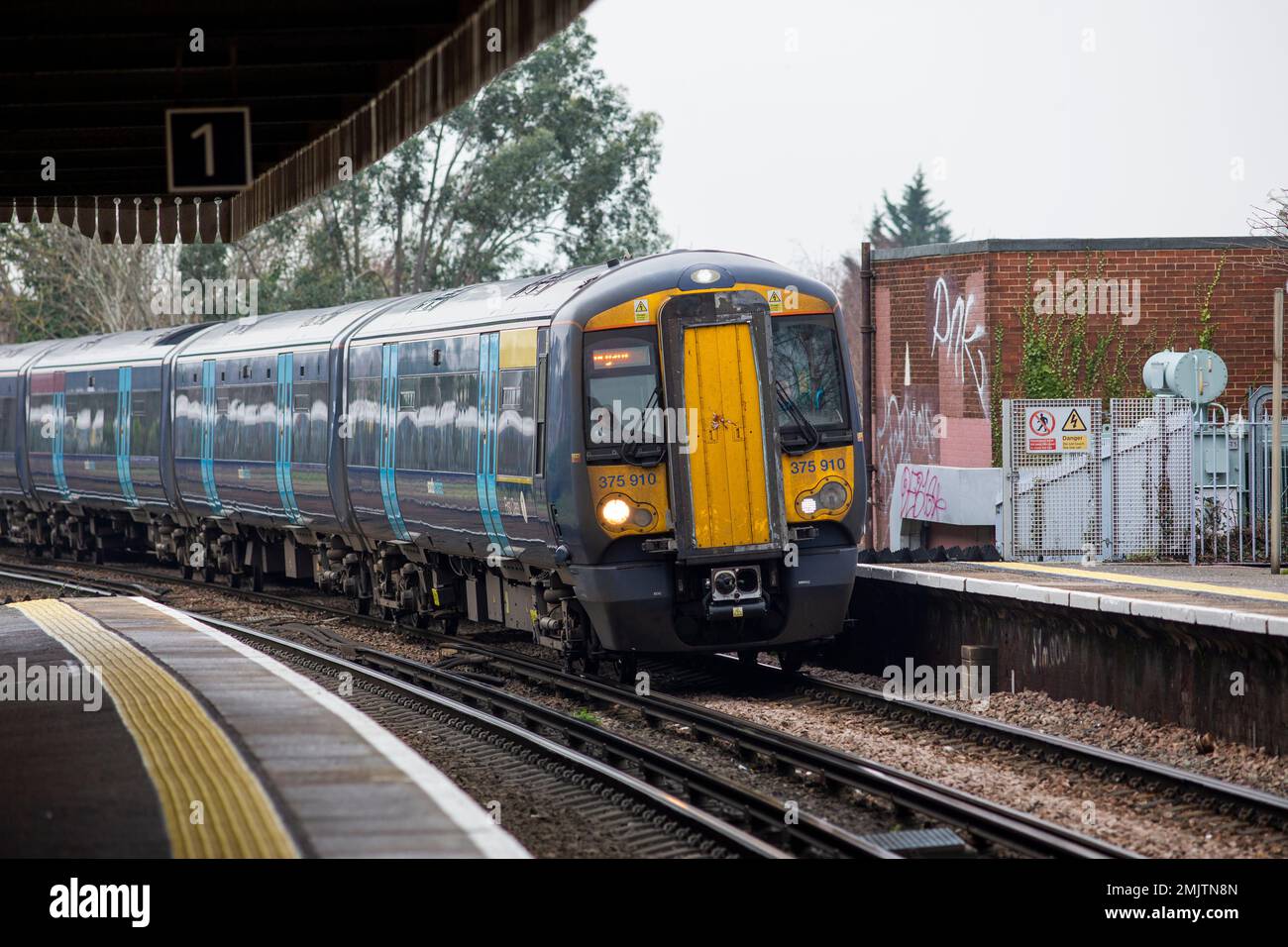 The Southeastern railways station at Whitstable,Kent, UK. Whitstable is ...