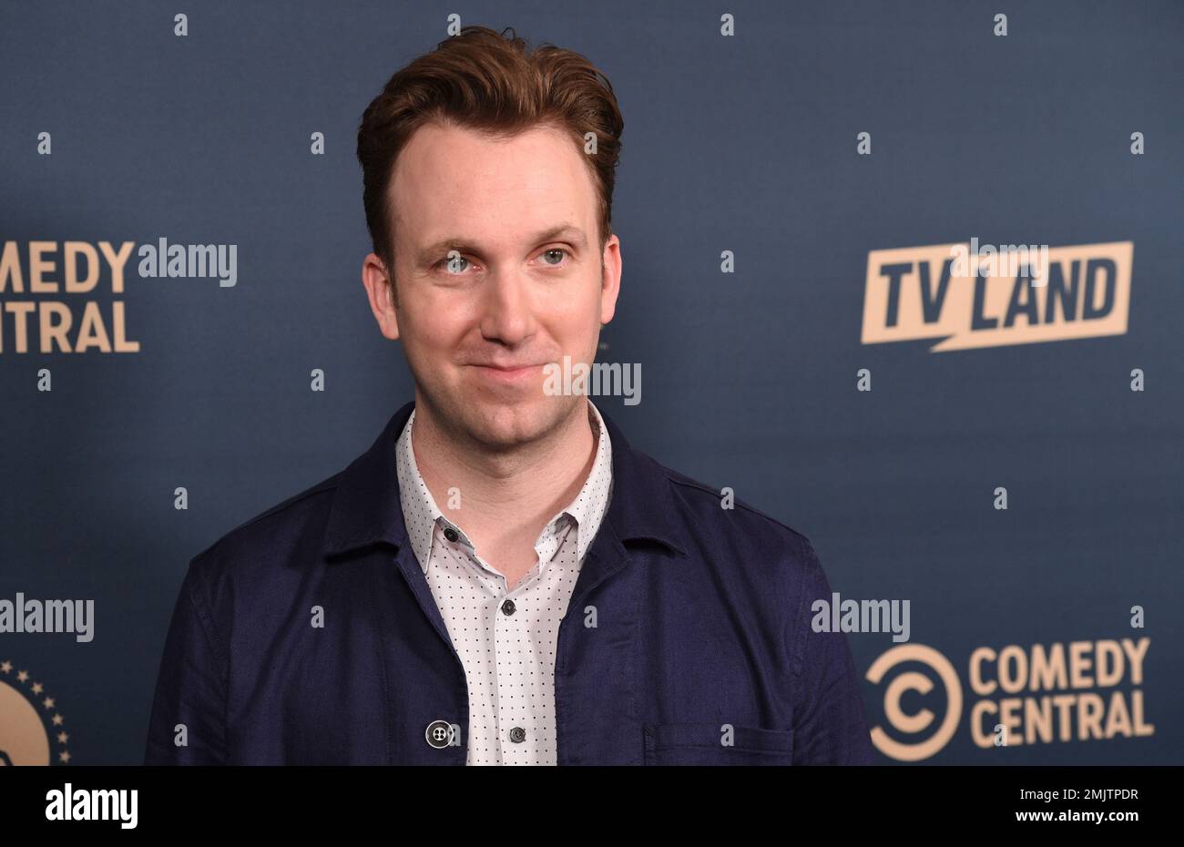 Jordan Klepper, star of the Comedy Central series "Klepper," poses at ...