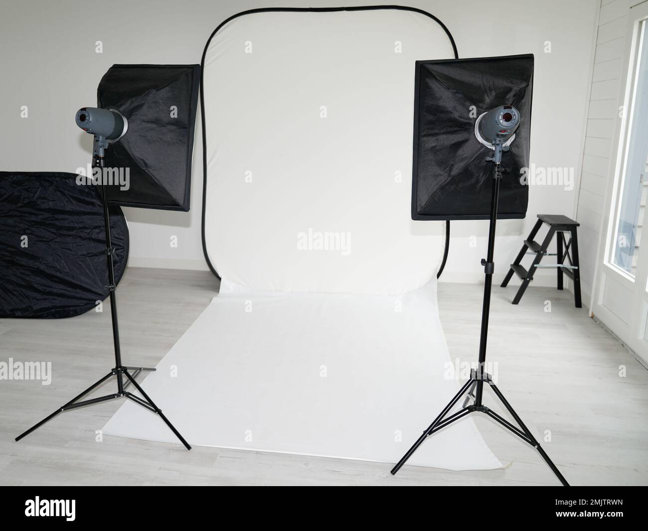 modern photo studio room interior lightbox softbox for shooting models ...