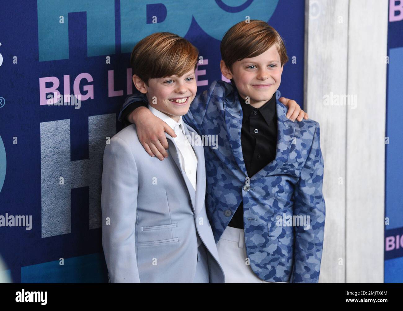 Actors Nicholas Crovetti, left, and Cameron Crovetti attend the ...