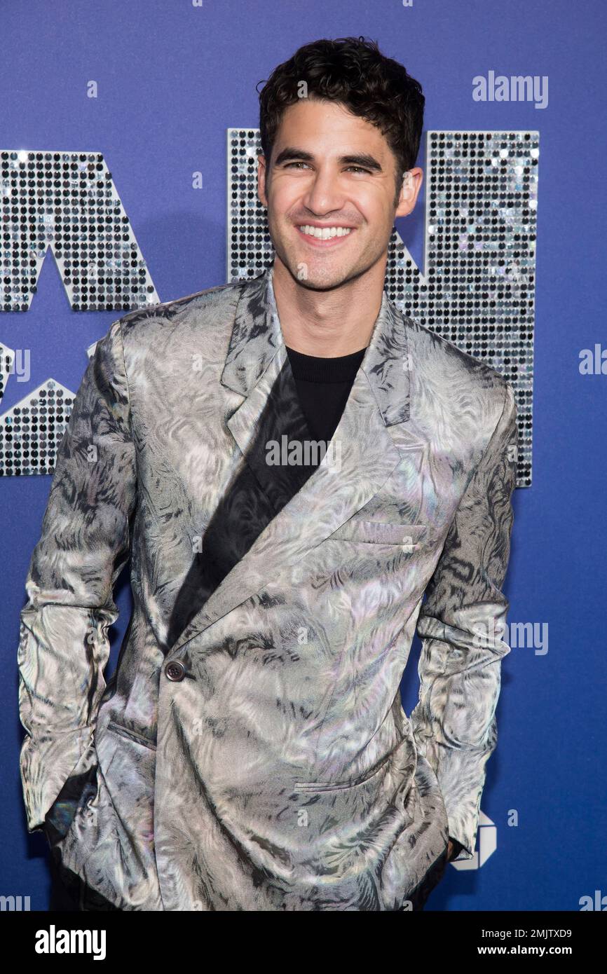 Darren Criss attends the premiere of "Rocketman" at Alice Tully Hall on ...