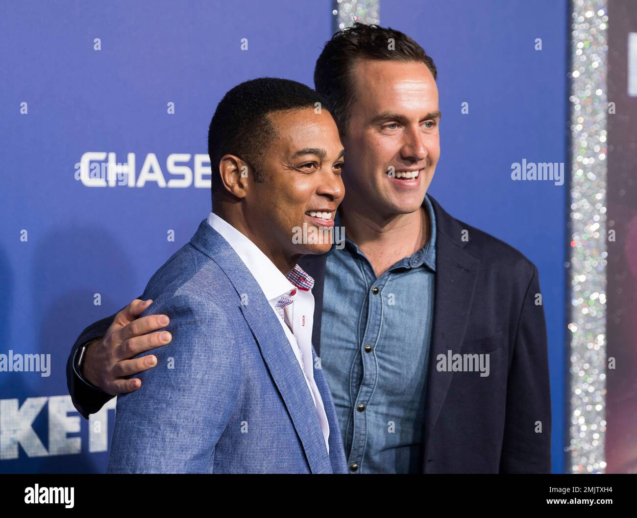 Don Lemon, left, and Tim Malone attend the premiere of "Rocketman" at ...