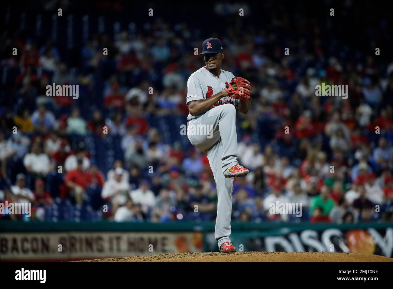 St. Louis Cardinals starting pitcher Genesis Cabrera in action during a ...