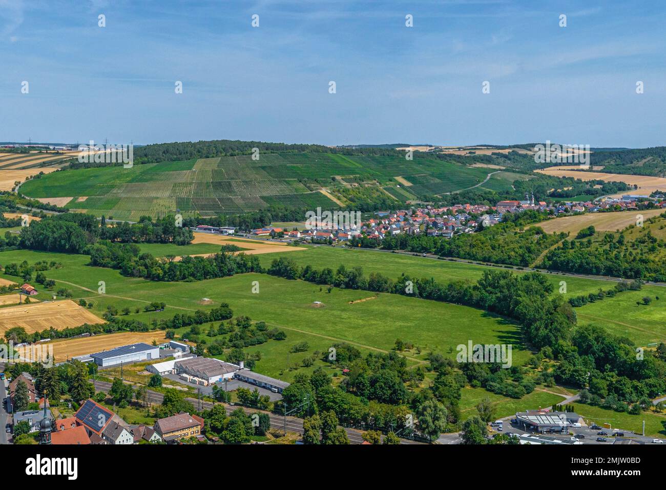 Tauber valley cycle path hi-res stock photography and images - Alamy