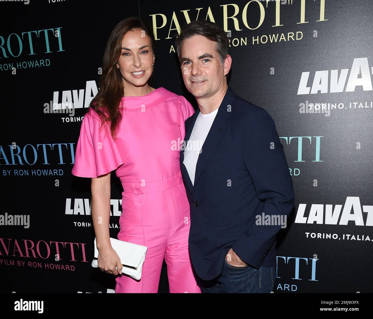 Race car driver Jeff Gordon and wife Ingrid Vandebosch attend a special ...