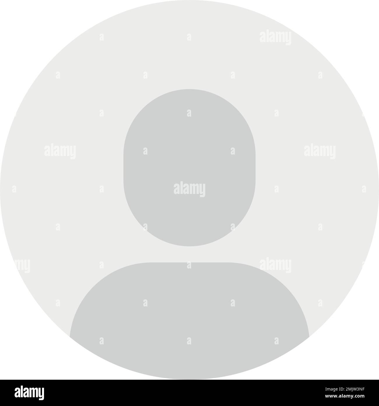 User profile icon in flat style. Member avatar vector illustration on ...