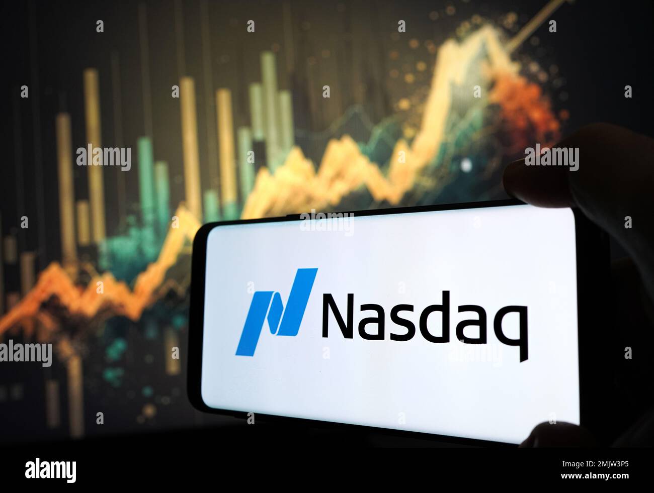 Nasdaq logo hi-res stock photography and images - Alamy