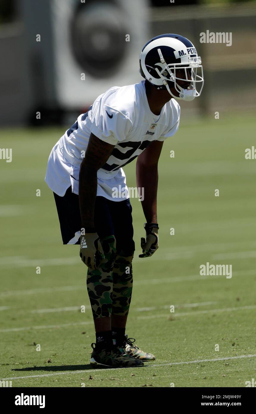 Los Angeles Rams cornerback Marcus Peters (22) during an NFL football ...