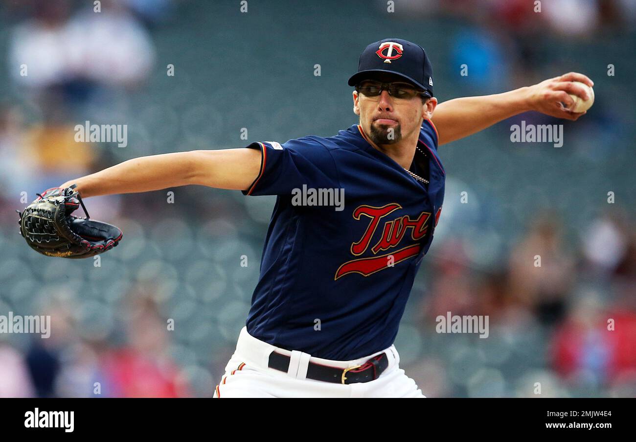 Minnesota Twins pitcher Devin Smeltzer, making his Major League debut ...