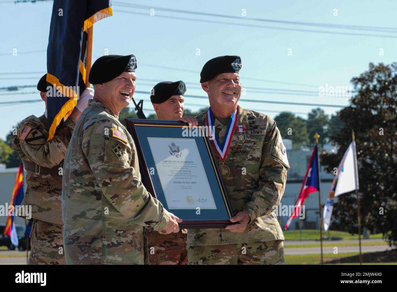 Gen. Ed Daly, Army Materiel Command commanding general, presents Lt ...