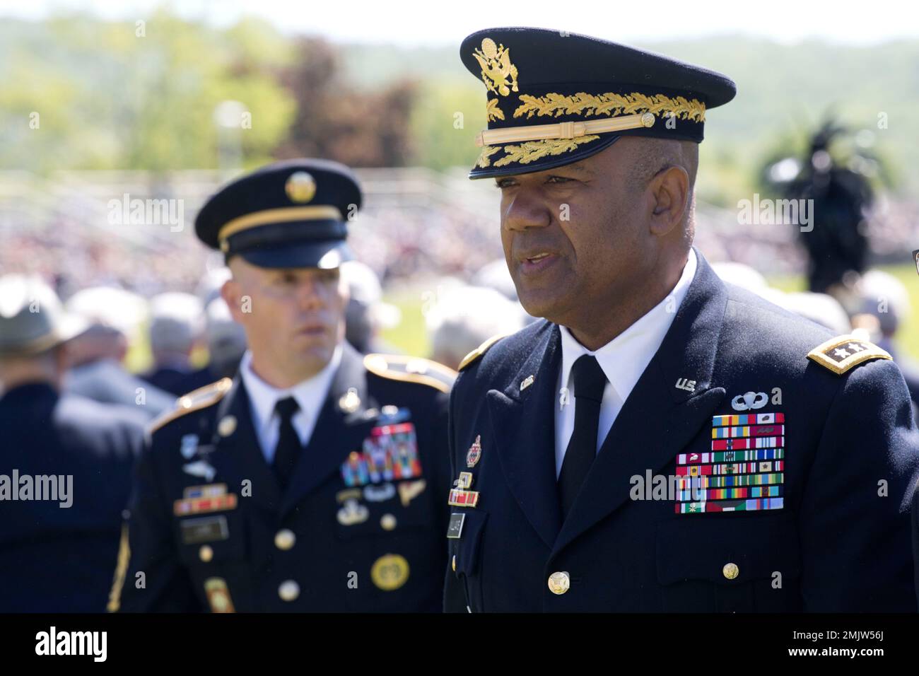 West Point Superintendent Lt. Gen. Darryl Williams attends Parade Day ...