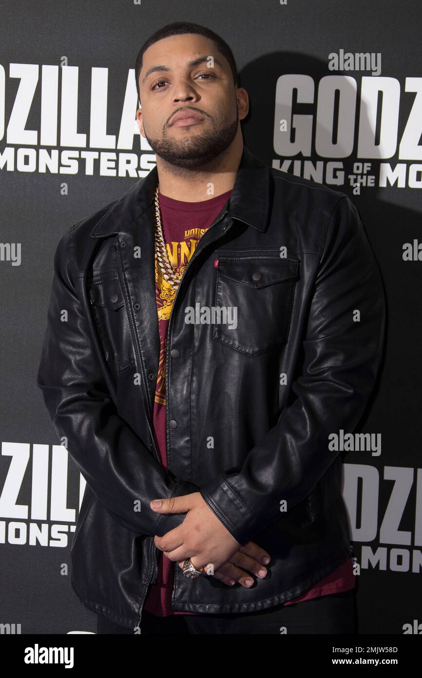 Actor O' Shea Jackson Jr poses for photographers upon arrival at the ...