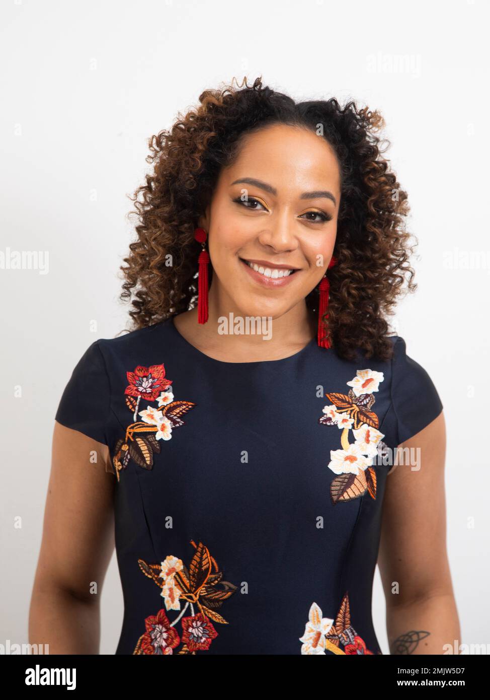 This April 12, 2019 photo shows actress Lilli Cooper posing for a ...