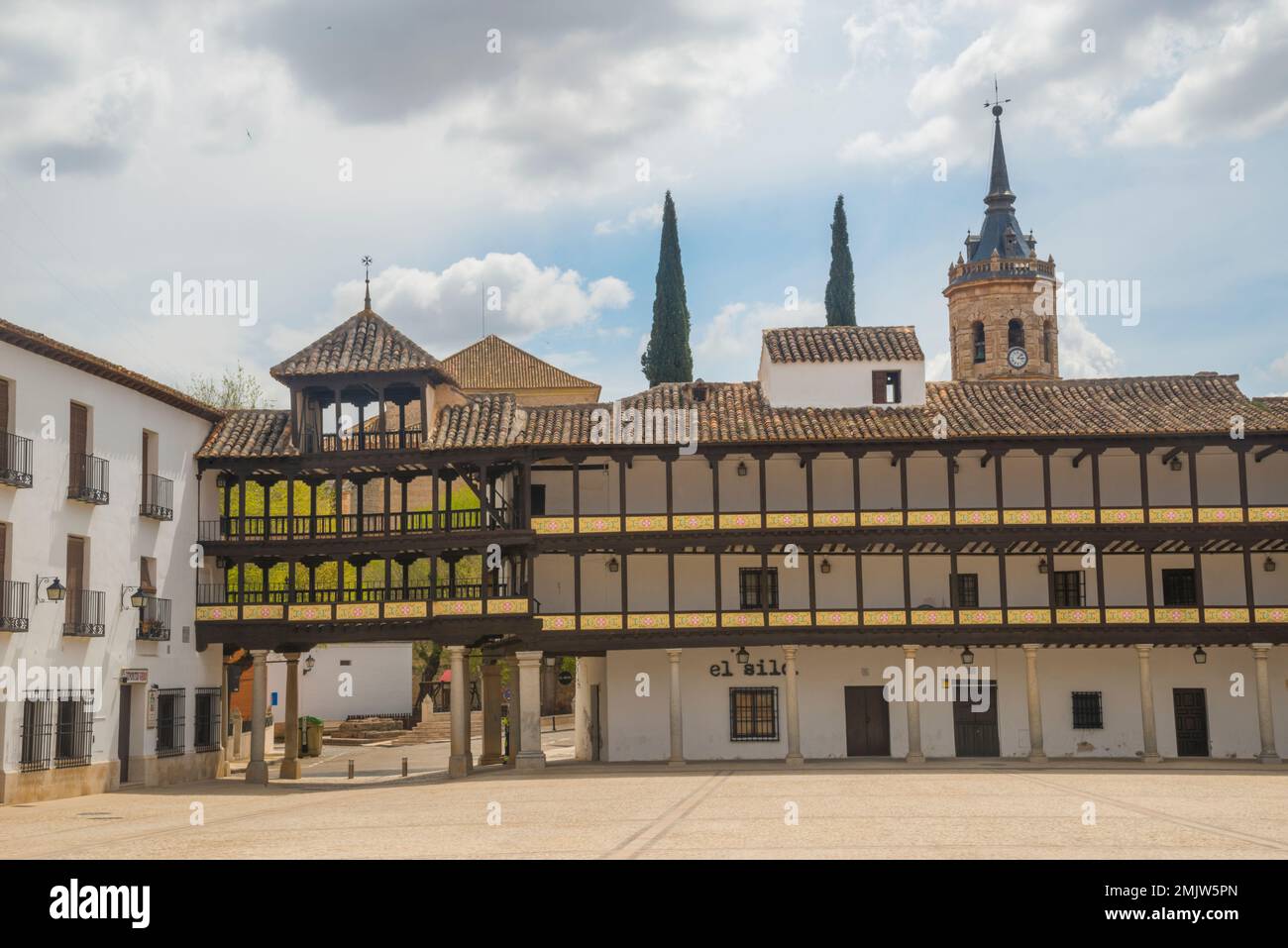 Plaza Mayor. Tembleque, Toledo province, Castilla La Mancha, Spain ...
