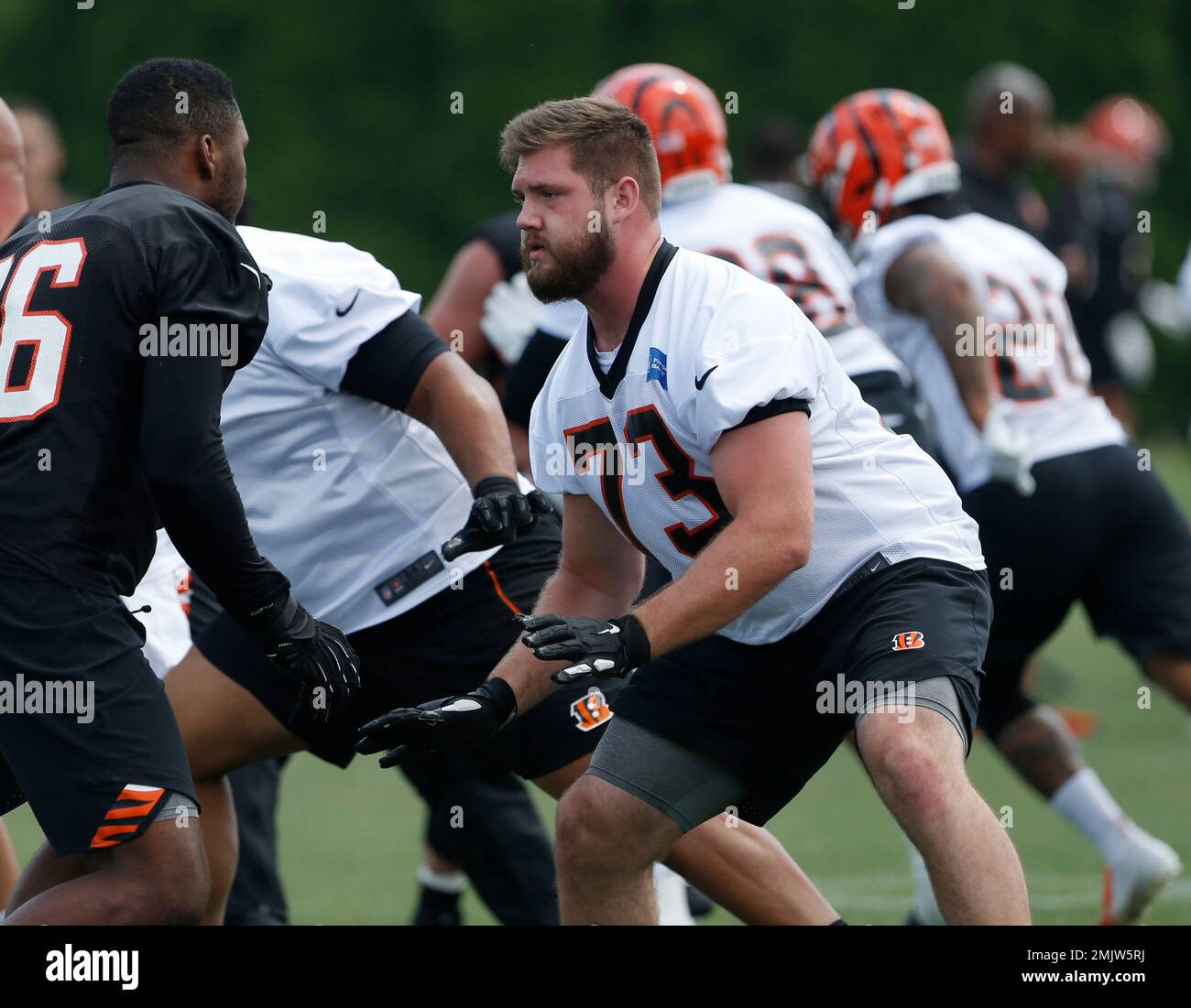 Cincinnati Bengals offensive tackle Jonah Williams (73) runs a play ...