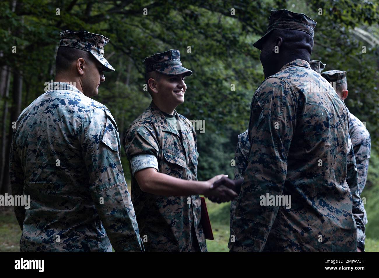 U.S. Marine Corps Pfc. Marcus Kane, with Chemical Biological Incident ...