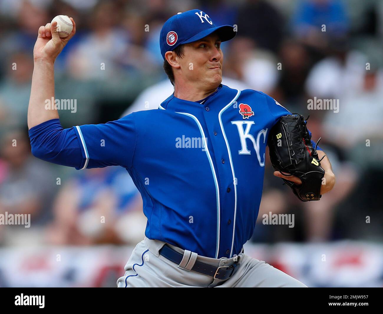 Kansas City Royals' Homer Bailey pitches against the Chicago White Sox ...