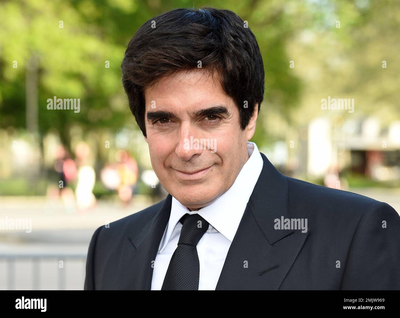 Magician David Copperfield attends the Statue of Liberty Museum opening ...