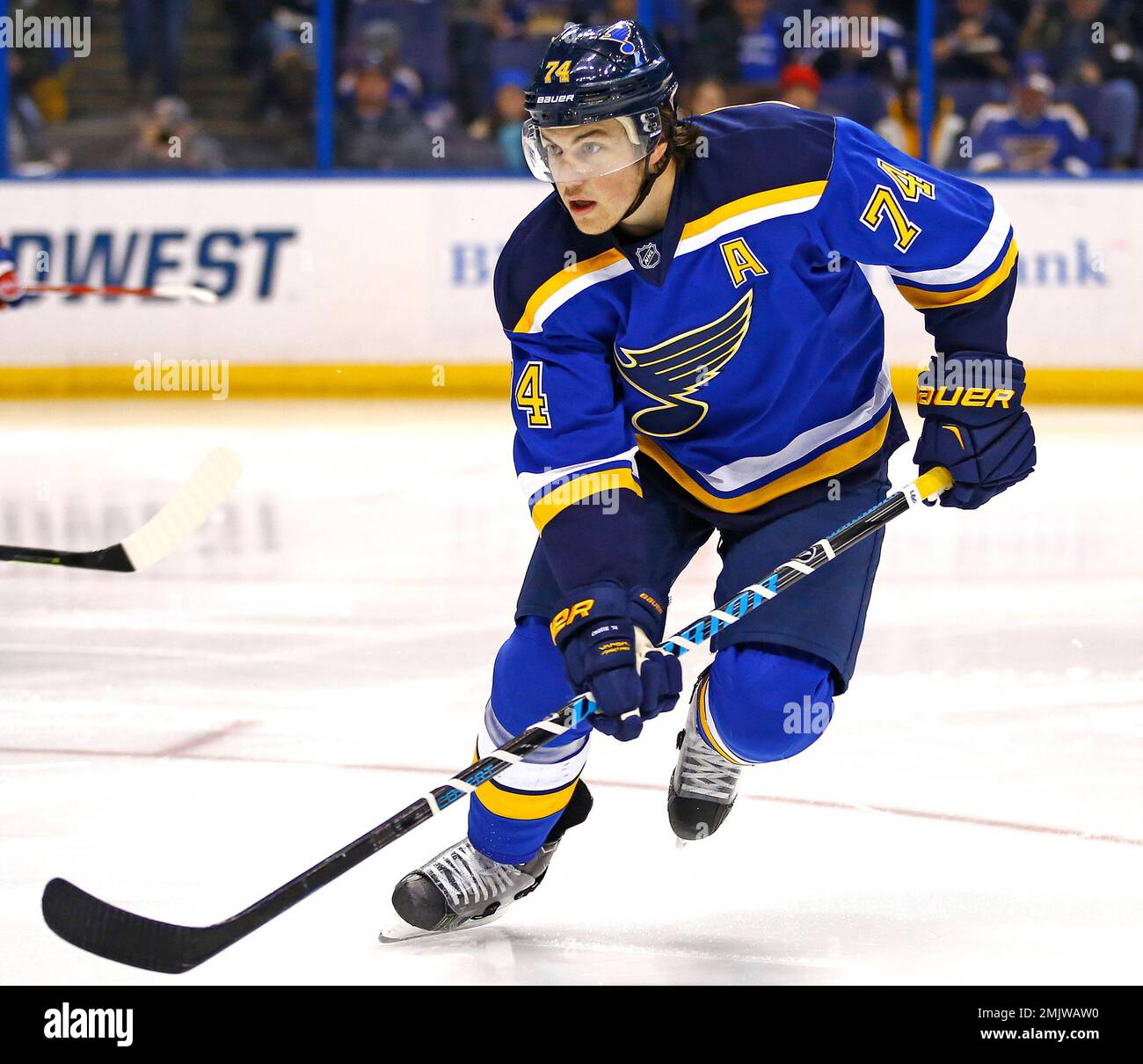 FILE - In this Feb. 24, 2015, file photo, St. Louis Blues' T.J. Oshie ...