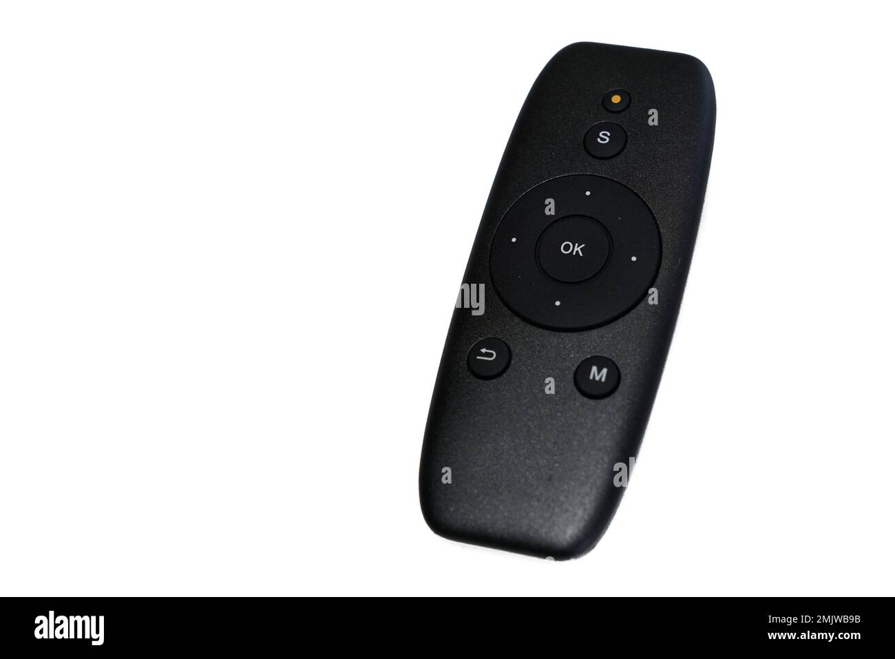 Remote black little smart simple control for entertainment equipment ...