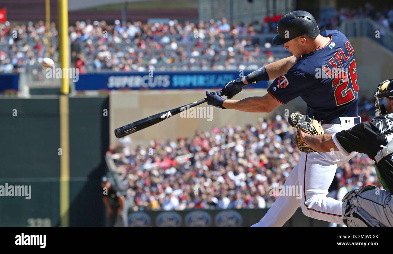 Minnesota Twins' Max Kepler hits a three-run home run off Chicago White ...
