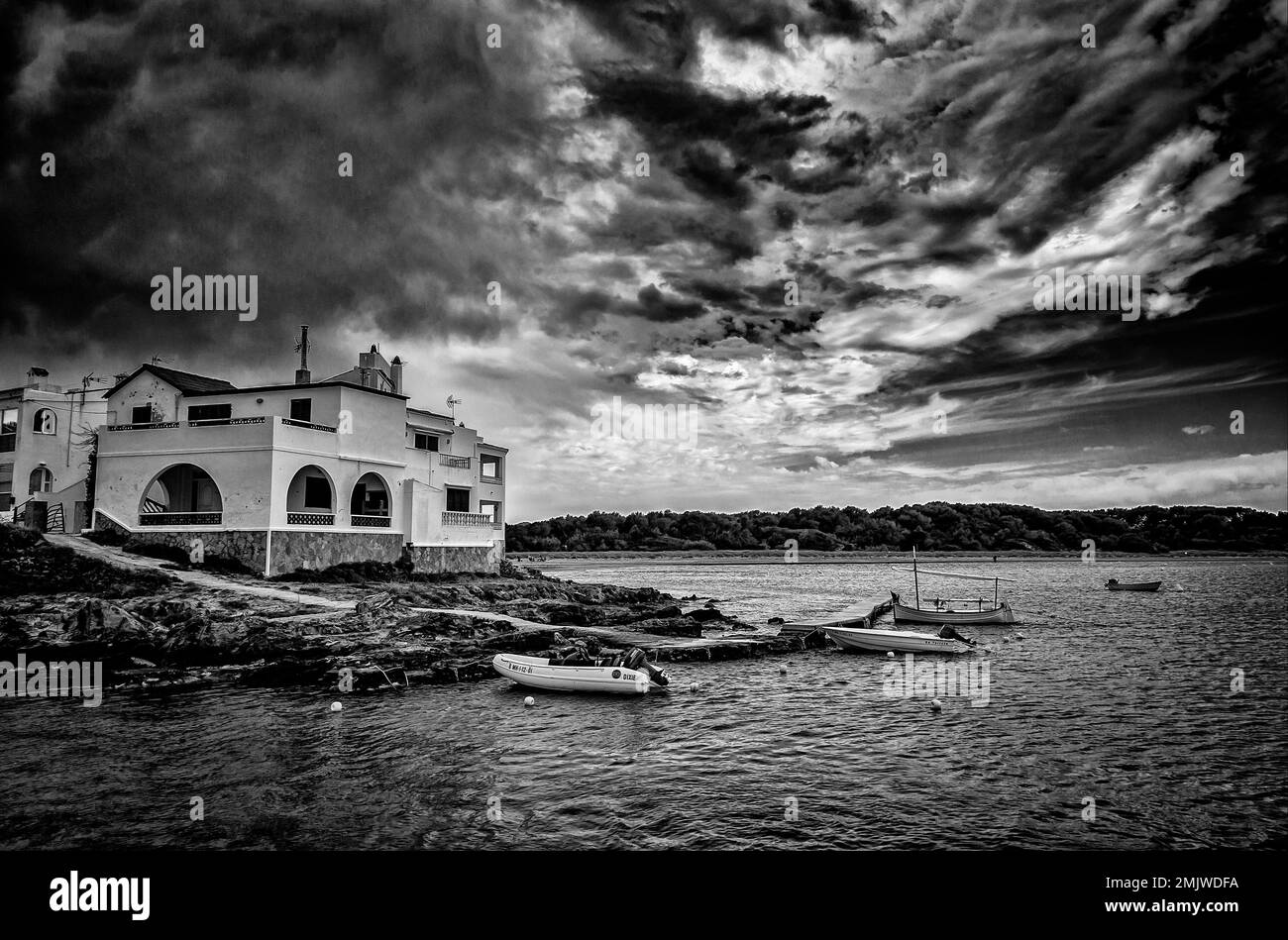 Es grau menorca Black and White Stock Photos & Images - Alamy