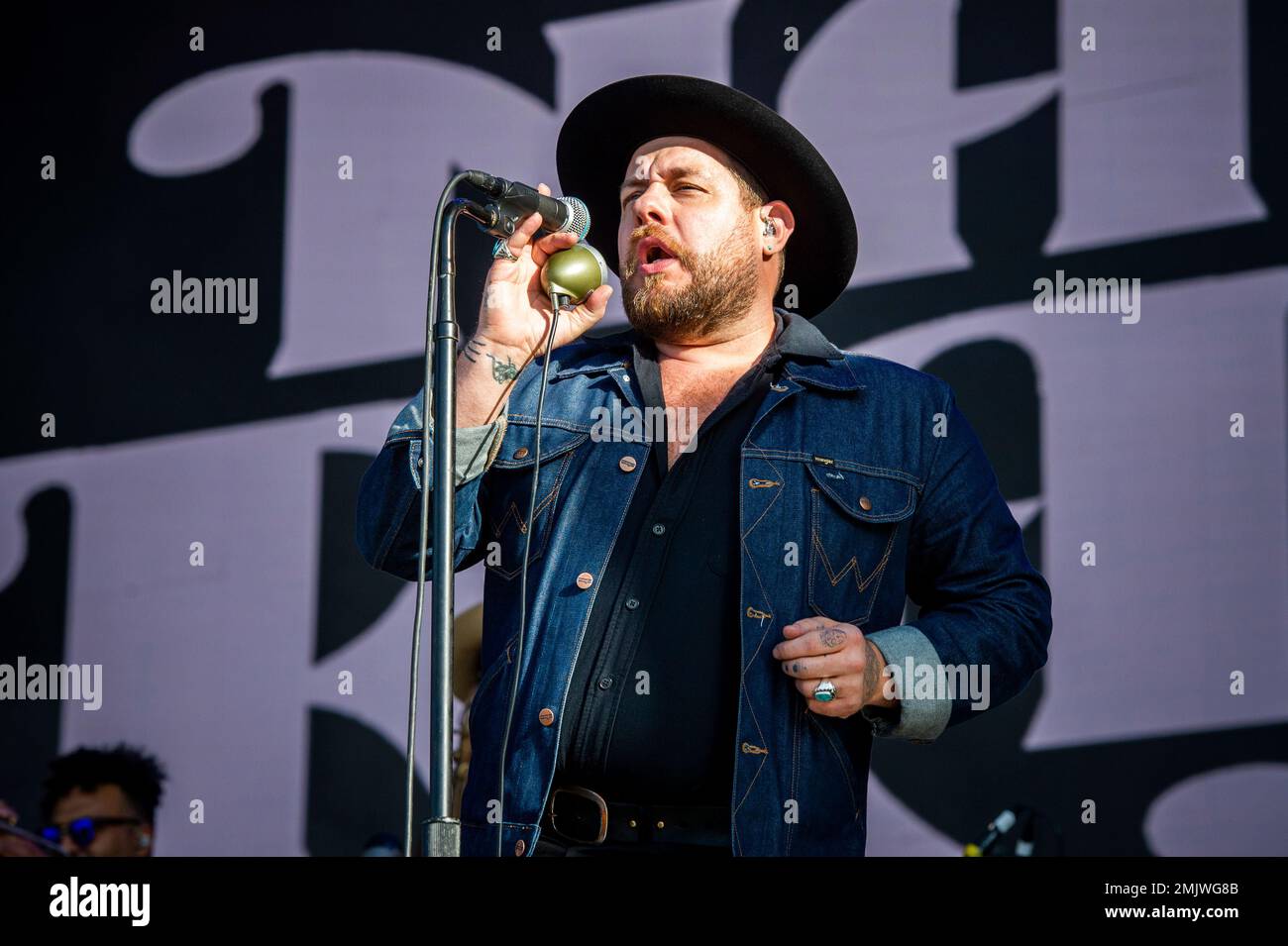 Nathaniel Rateliff of Nathaniel Rateliff & The Night Sweats performs at ...