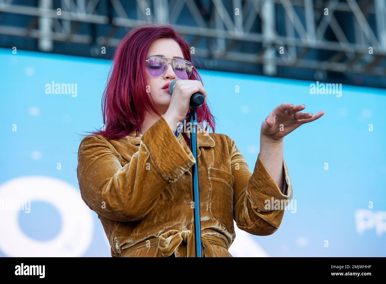 Elley Duhe performs at the BottleRock Napa Valley Music Festival at ...