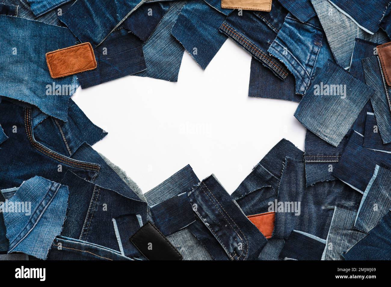 Jeans frame isolated on hi-res stock photography and images - Alamy