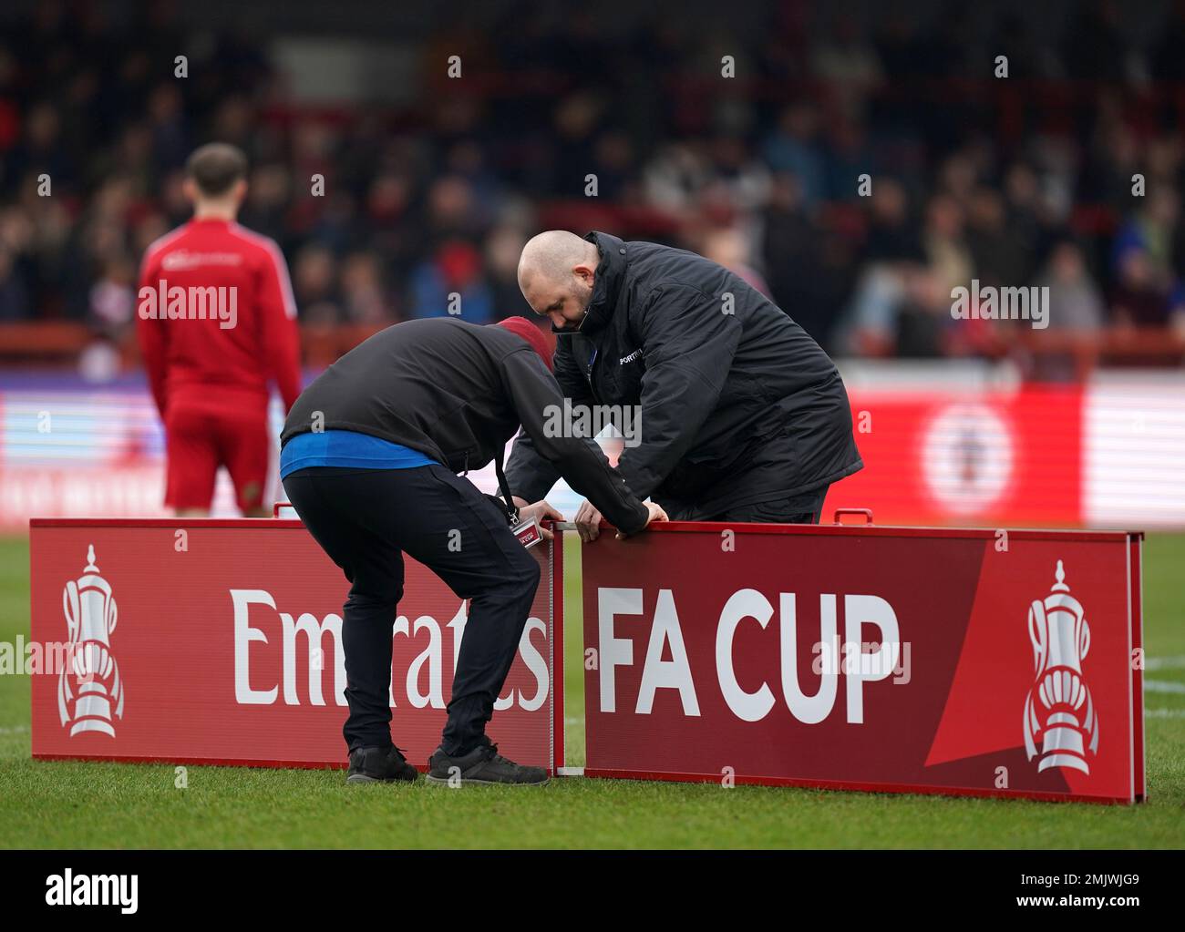 Football stadium uk hoarding hi-res stock photography and images - Alamy