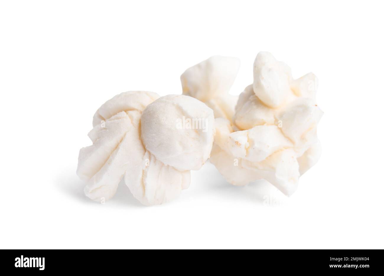 Tasty fresh pop corn isolated on white Stock Photo - Alamy