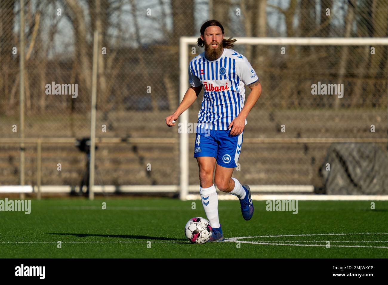 Ikast, Denmark. 27th, January 2023. Bjorn Paulsen (4) of Odense ...